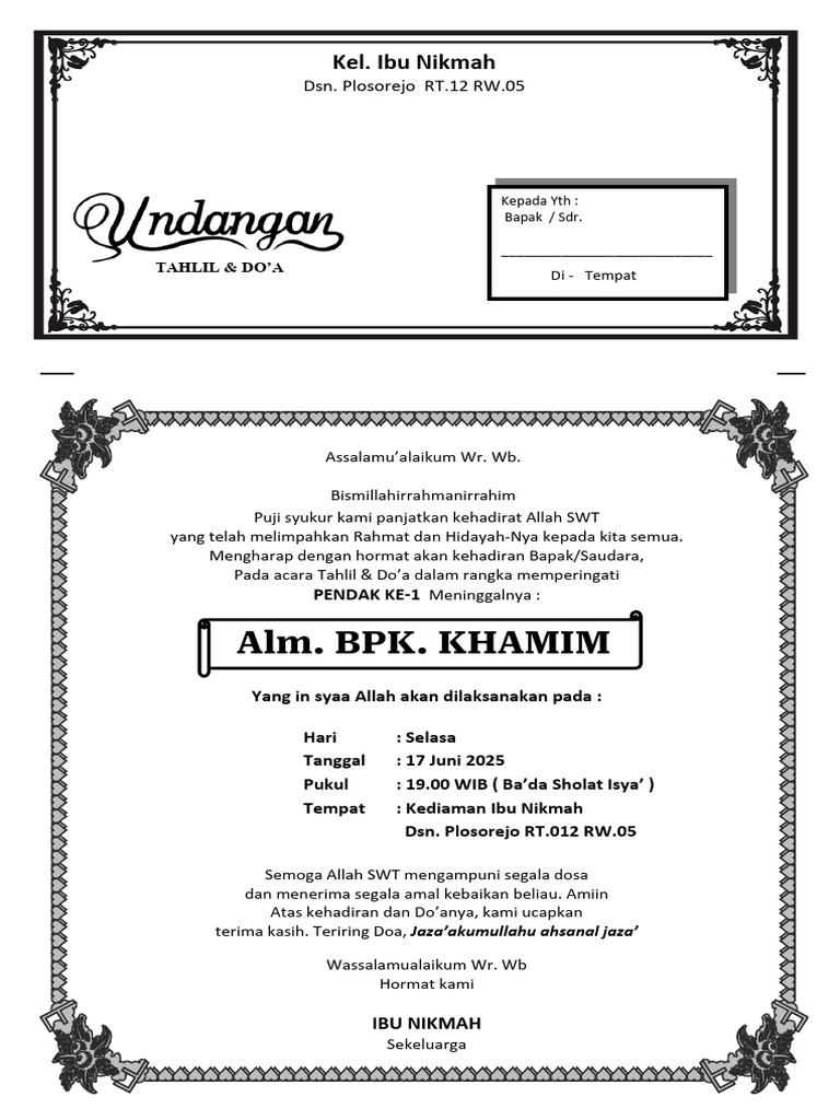 Alm. BPK Khamim | PDF