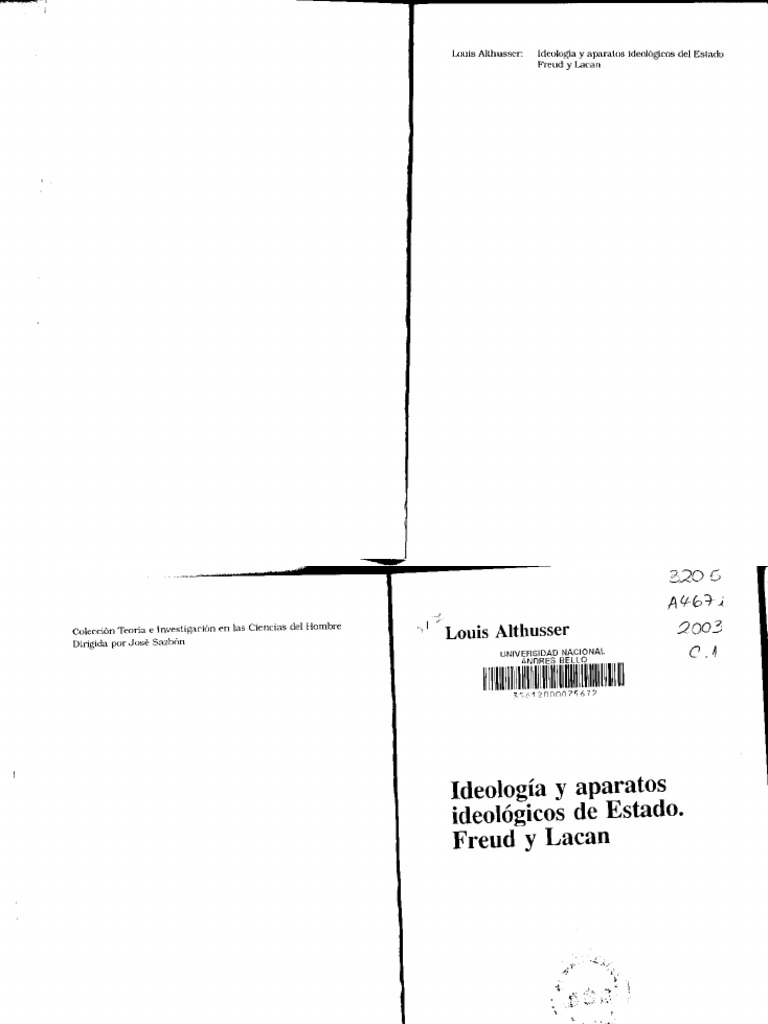 Lectura2 Althusser Subrayado | PDF