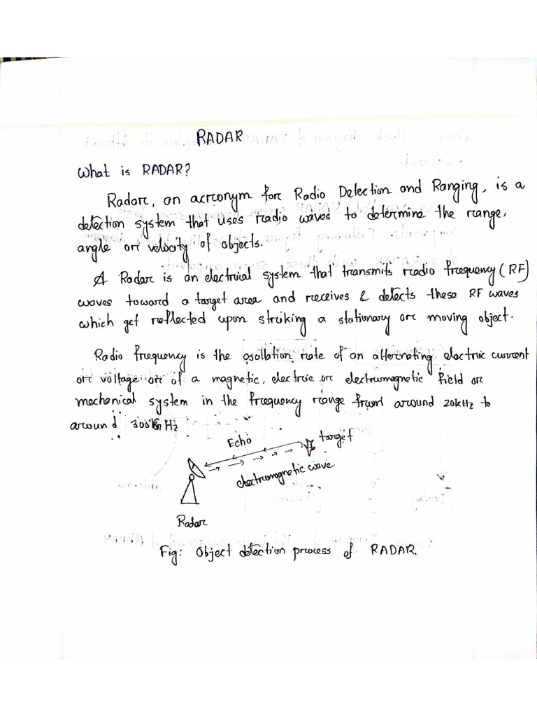 Radar | PDF