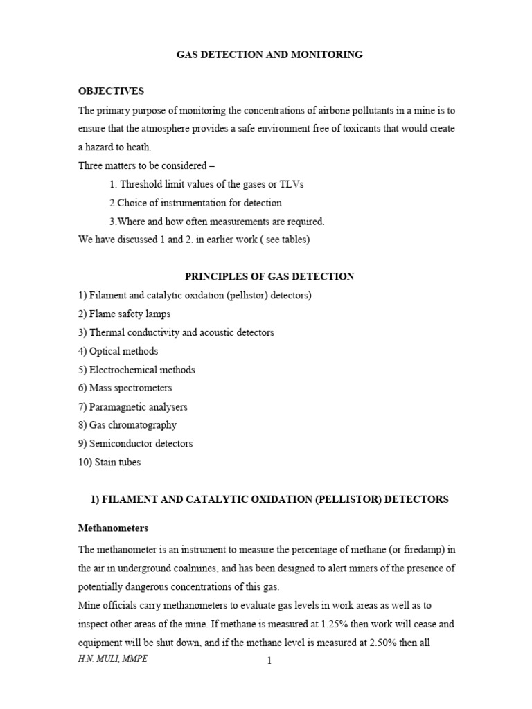 Chapter 2 - Lect II - Gas Detection and Monitoring | PDF | Absorption Spectroscopy | Interferometry