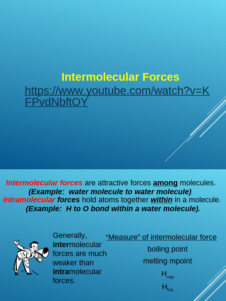 Understanding Intermolecular Forces | PDF | Intermolecular Force ...