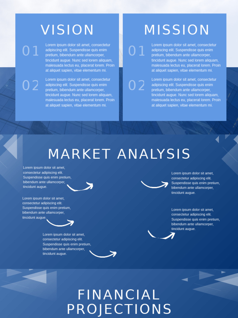 Blue and White Simple Business Plan Presentation | PDF
