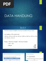 Assignment of Ch-3-Data Handling Class Vii | PDF | Median | Mean