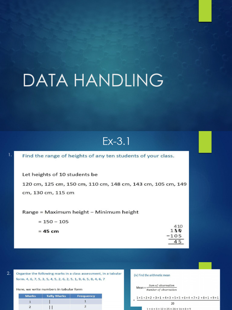 PDF Solution Book-Data Handling | PDF