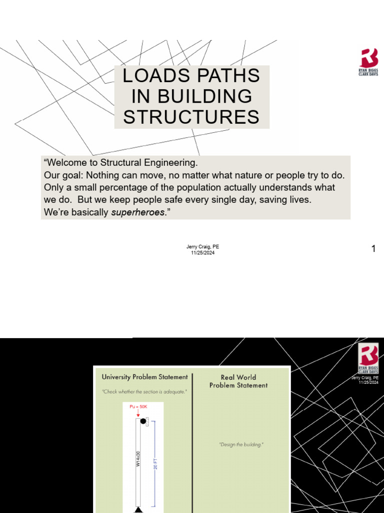 Loads Paths in Building Structures | PDF | Foundation (Engineering) | Column