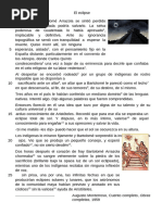 El Eclipse - CUENTO | PDF