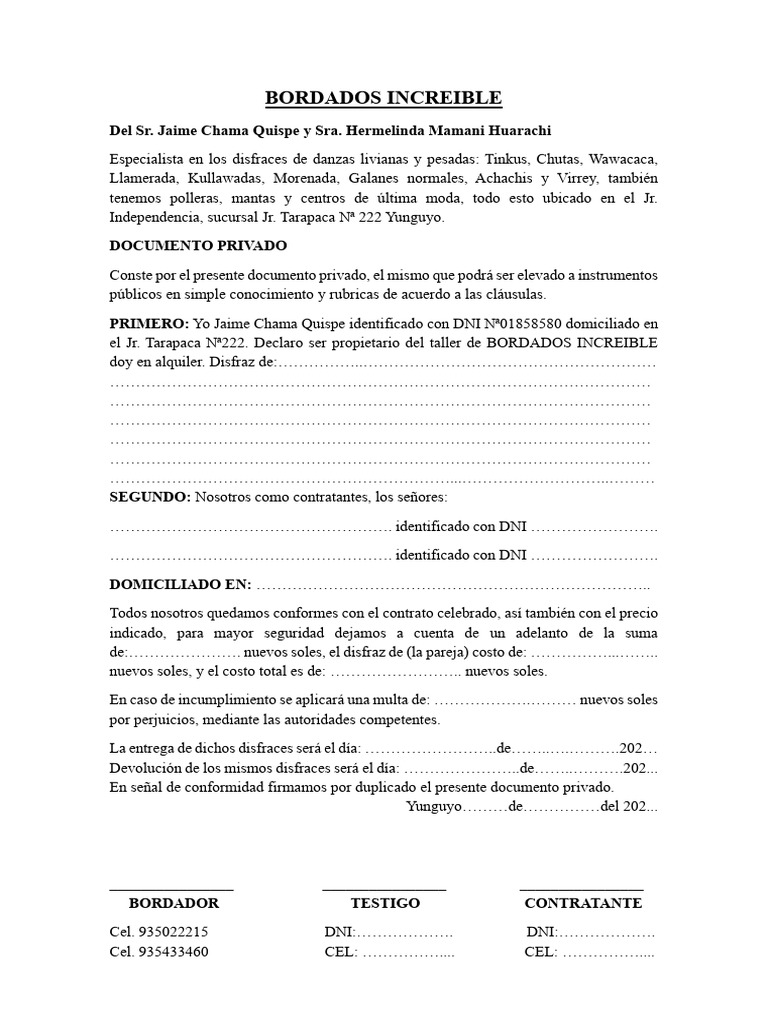 Bordados Increible | PDF