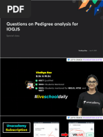 NEET PYQs Pedigree Analysis | PDF