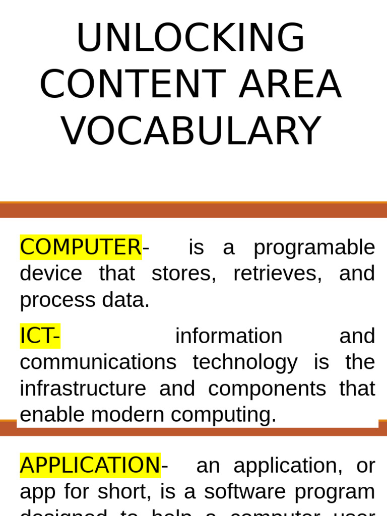 Unlocking Content Area Vocabulary | PDF