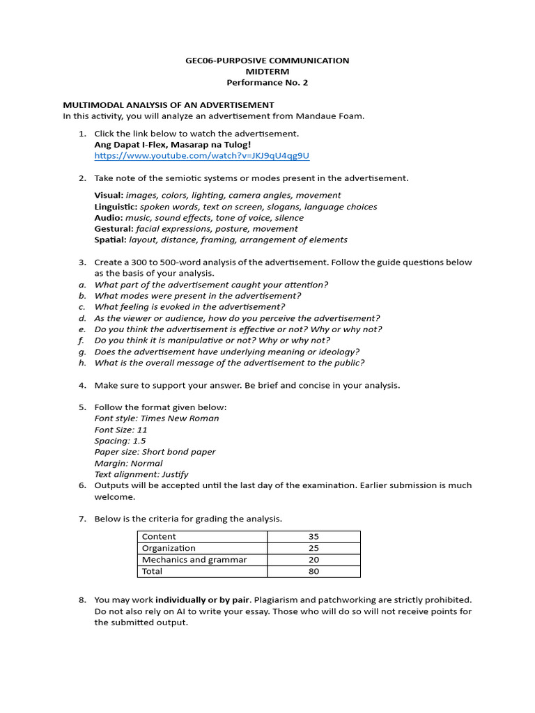 GEC06 Midterm Activity | PDF