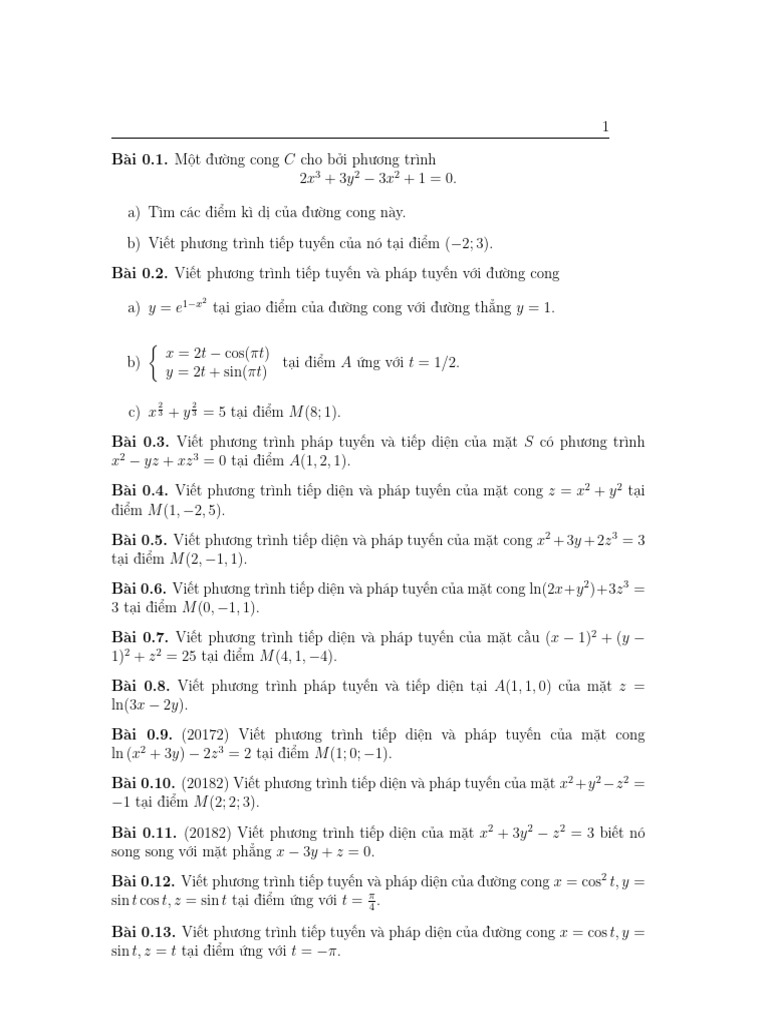 Bài tập GT2 | PDF