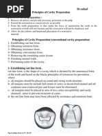 GV Black's Cavity Classification Guide | PDF | Tooth Enamel | Dentistry ...