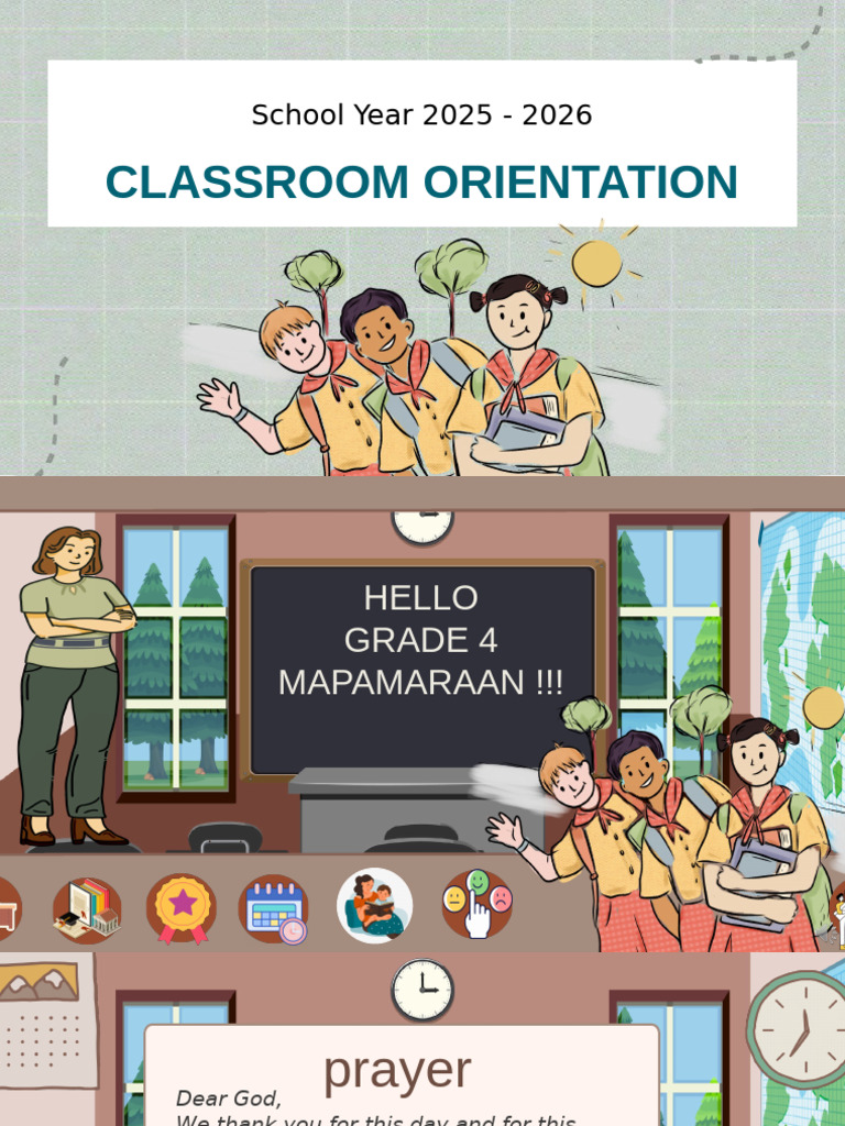 2526 Classroom Orientation | PDF | Classroom | Teachers