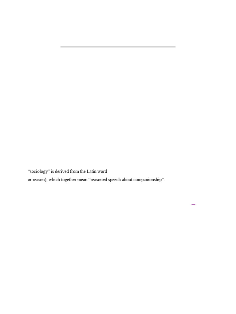 Unit 1 - Sociology Study Material | PDF | Sociology | Max Weber