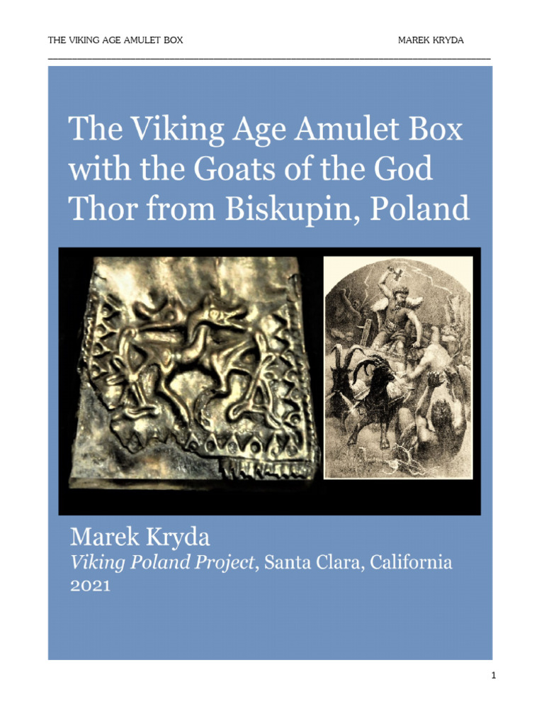 Viking Age Amulet Box Analysis | PDF | Thor