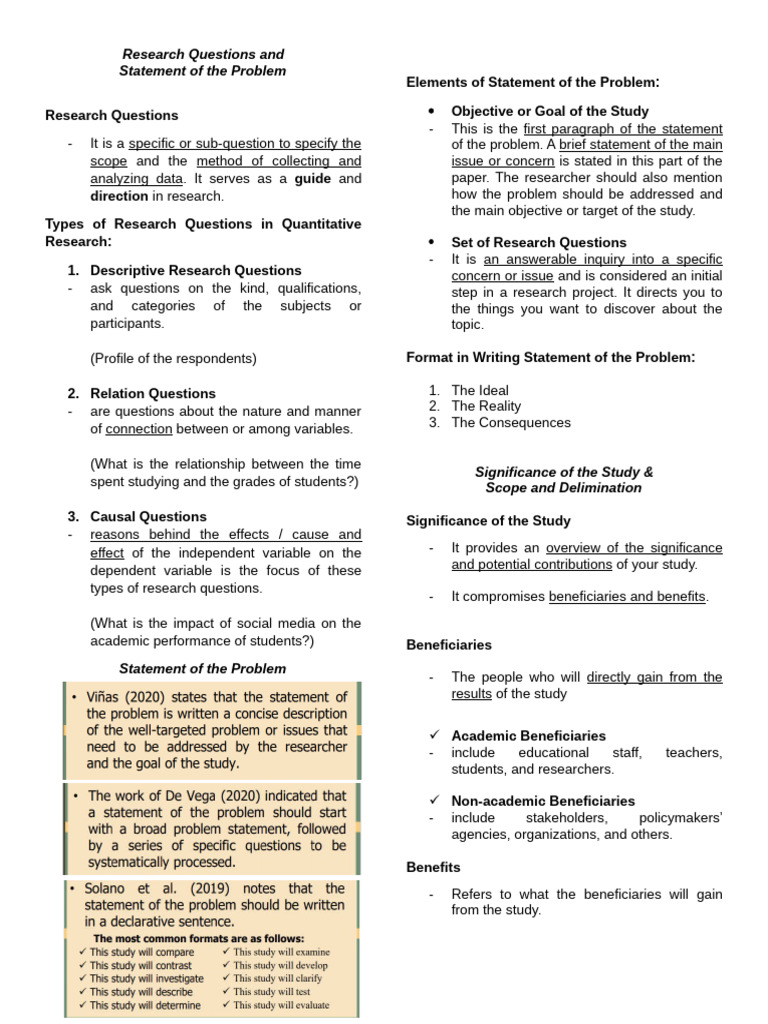 PR2 3rd Quarter Reviewer | PDF | Scientific Method | Cognition