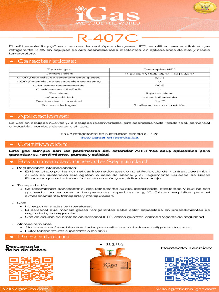 67ec478395483dace85abcf3 - GUÍA TÉCNICA R-407C - C | PDF | Refrigerante | Física Aplicada e ...