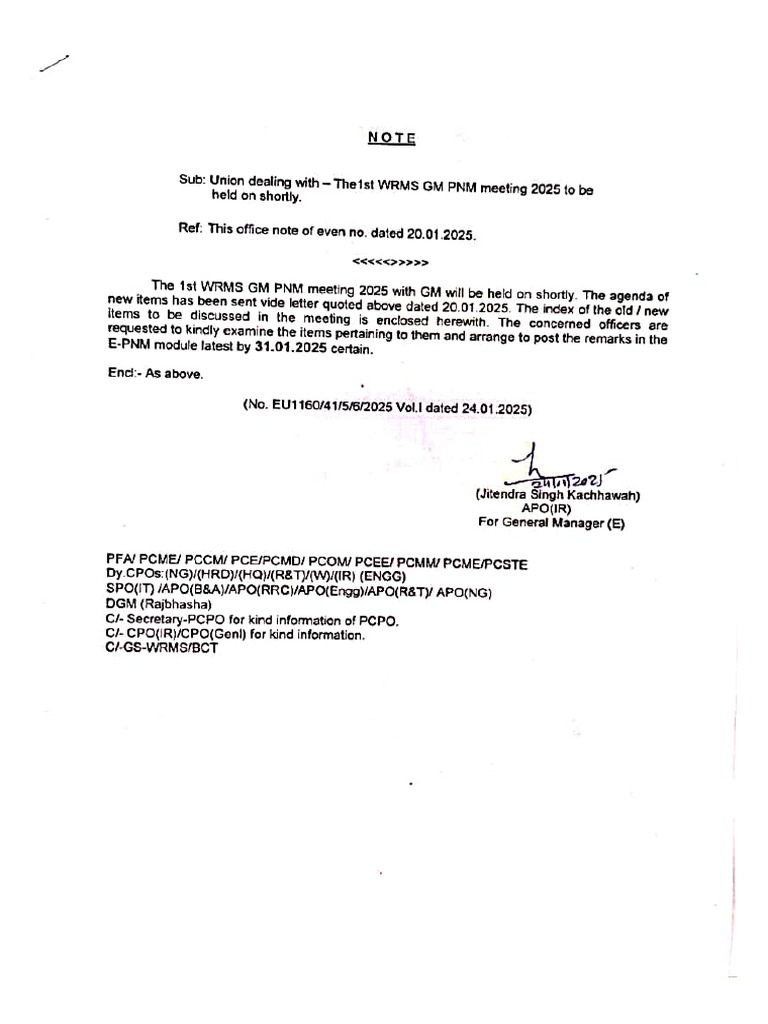1st Wrms GM PNM 2025 Index | PDF