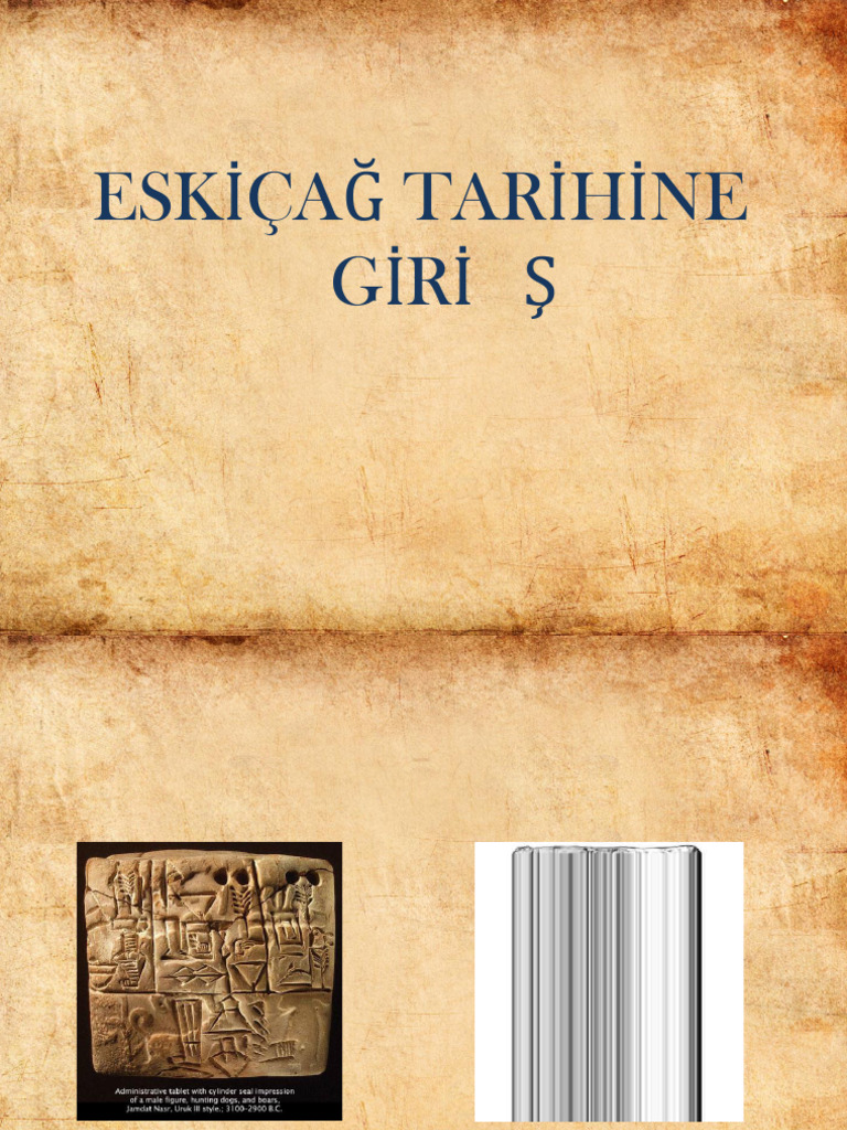 001 Eskicag Tarihine Giris | PDF
