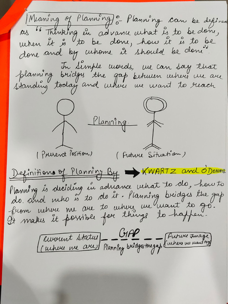 Planning Process | PDF