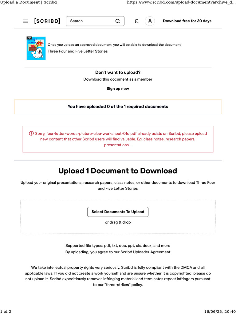 Upload A Document - Scribd | PDF | Scribd