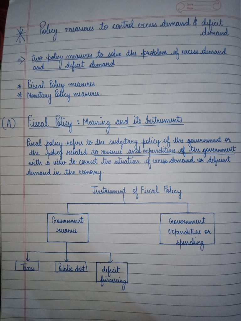 Excess and Deficit Demand | PDF