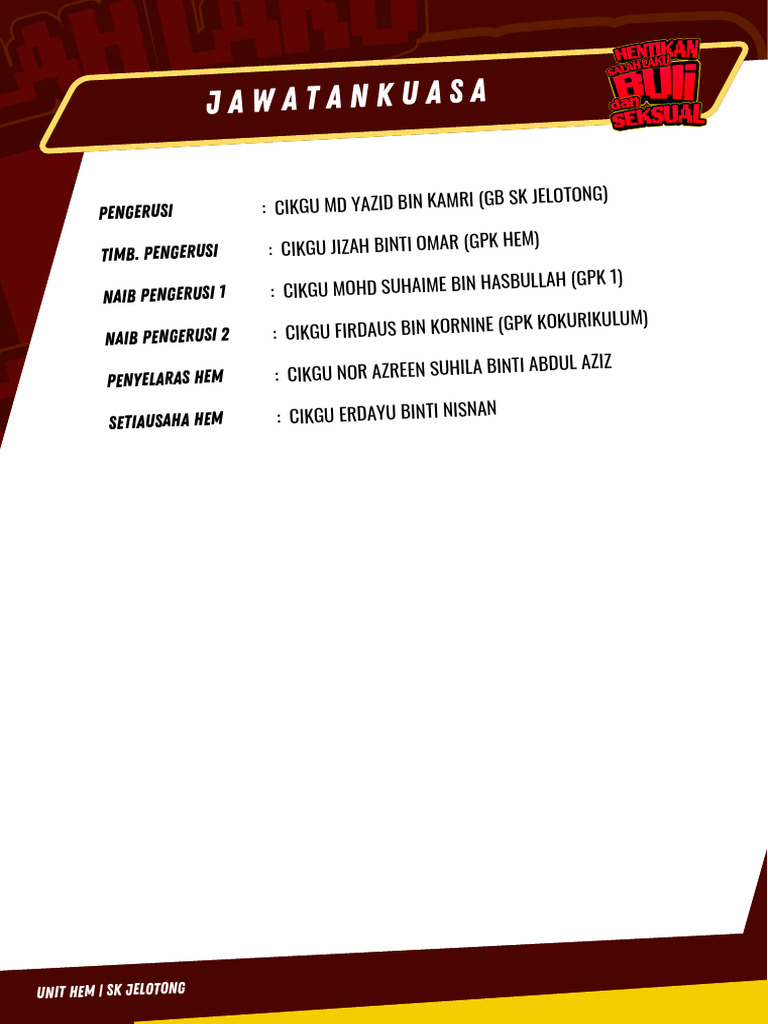 Buku Program Hentikan Buli 3 | PDF