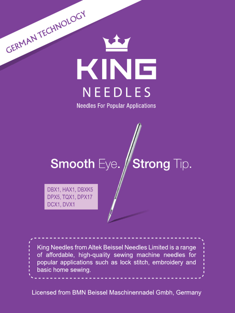 KING Needles Brochure | PDF