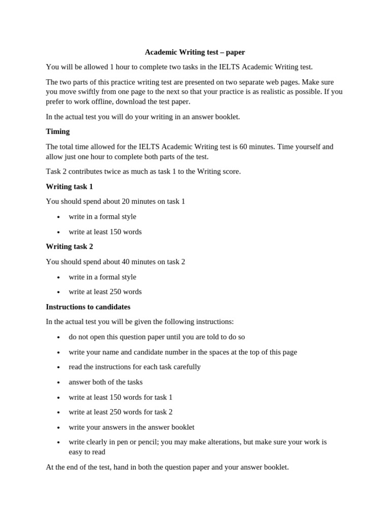 Writing Question and Answer | PDF | International English Language ...