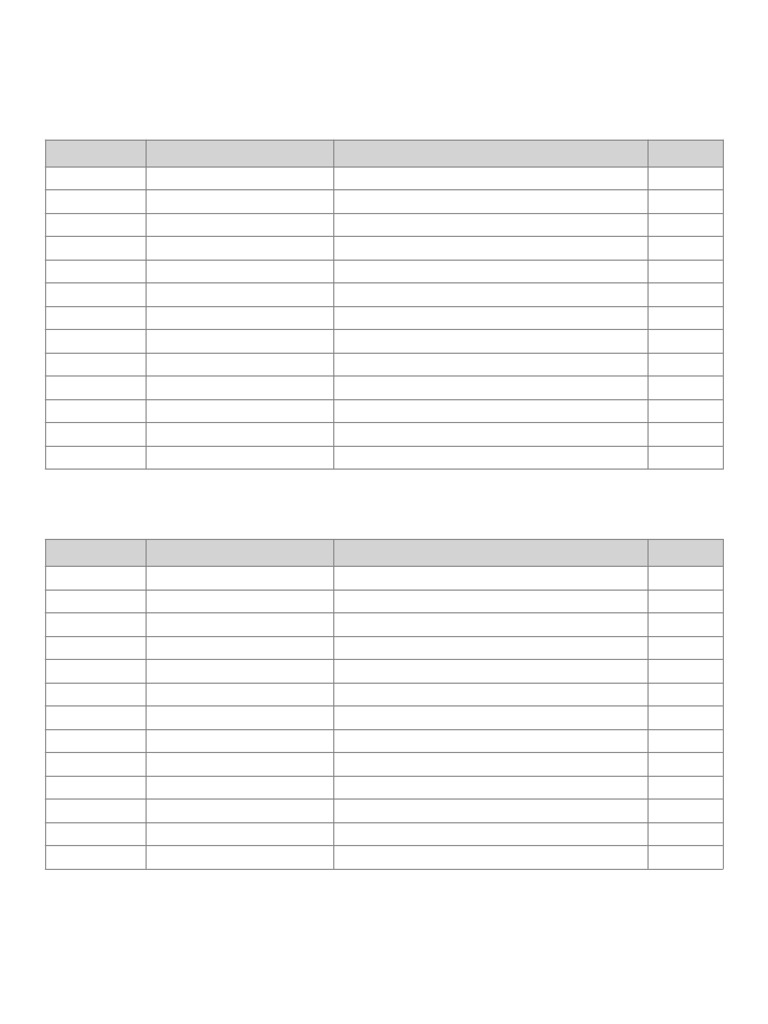 Final 4 Week Study Plan Tables | PDF | Mathematics | English Language