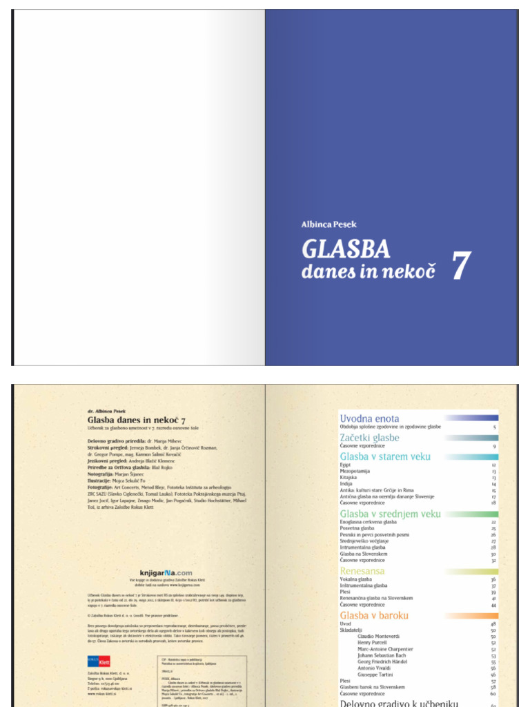 Glasba Nekoc in Danes 7 | PDF