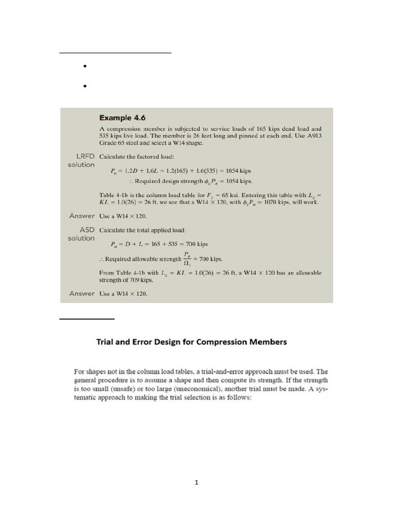 Chapter 4 Design of Compression Members - 250506 - 212421 | PDF