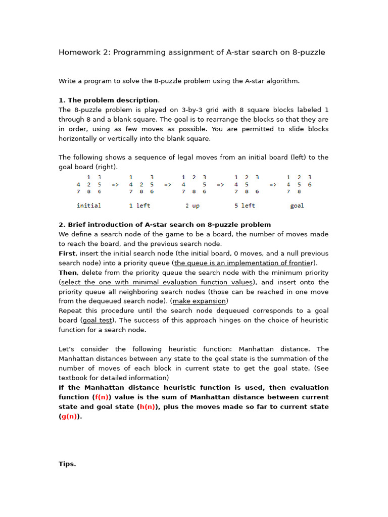 Homework2 Course Project A Star Search | PDF | Computer Programming | Applied Mathematics