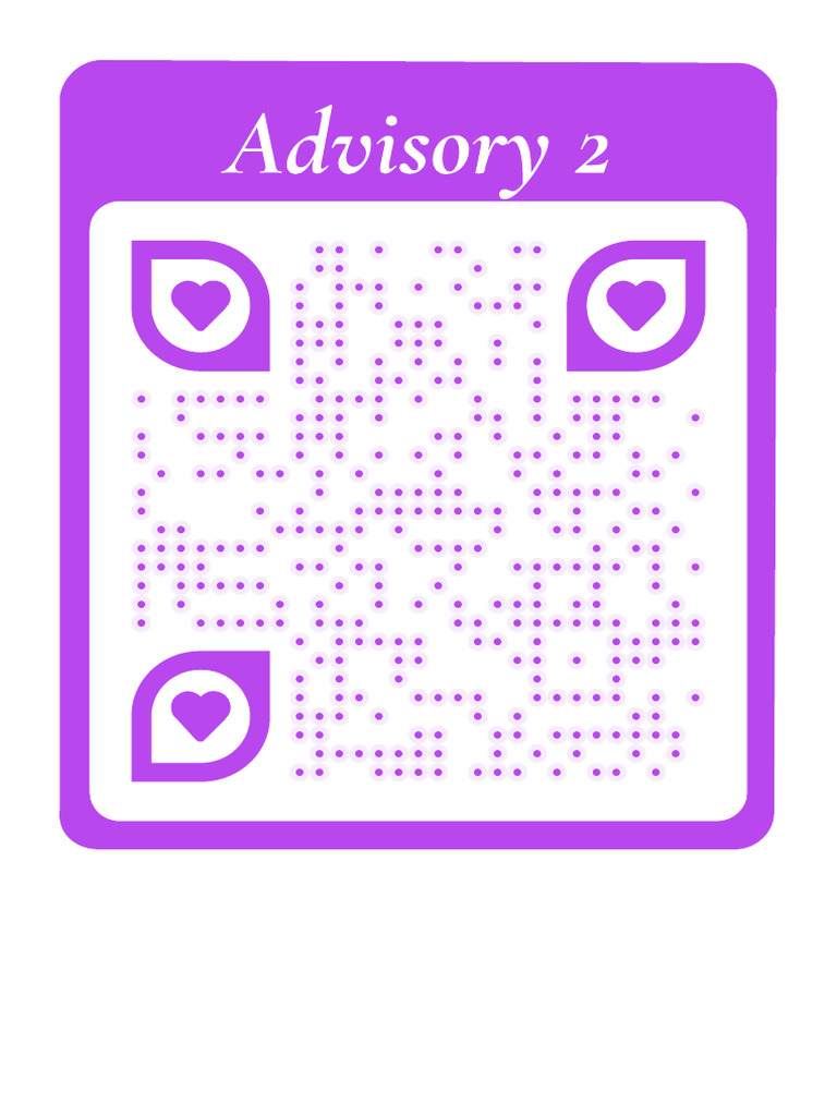Advisory 2 QR Code | PDF