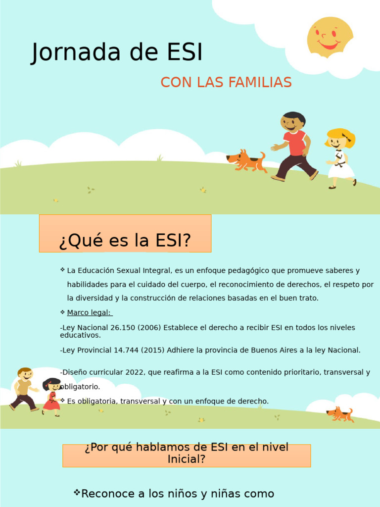 Jornada de ESI | PDF | Educación sexual