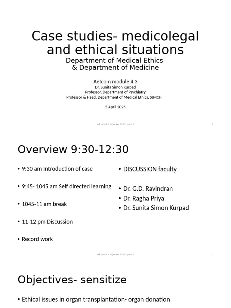 SSK 2025 Part 1 Transplant Ethics | PDF | Organ Transplantation | Organ ...