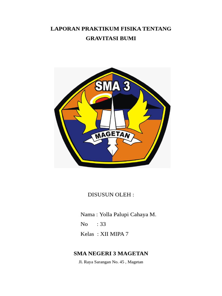 Uprak Fisika-1 | PDF