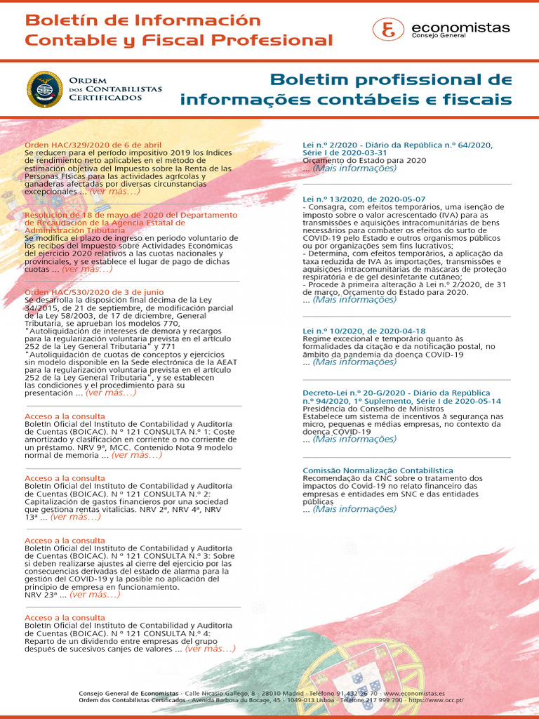 Boletin Es-Pt 003 | PDF | Impuestos | Pagos