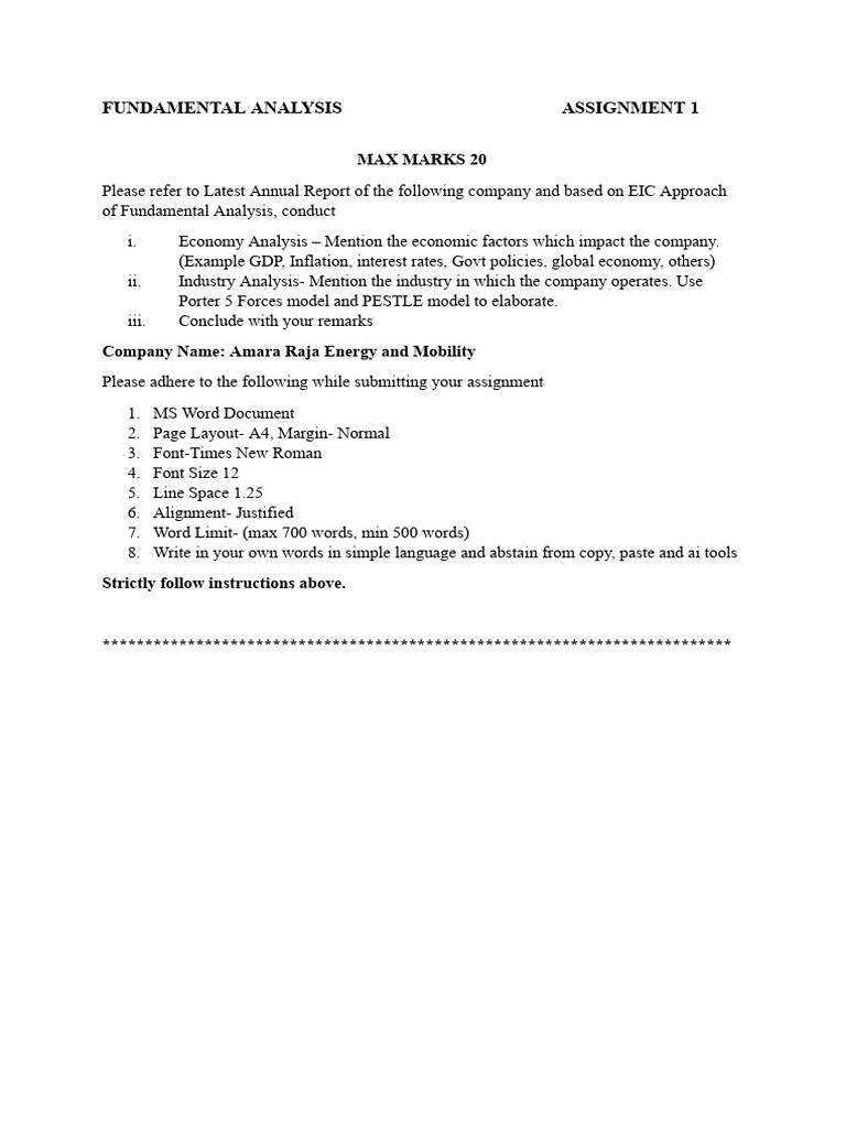 FA Assignment 1 | PDF