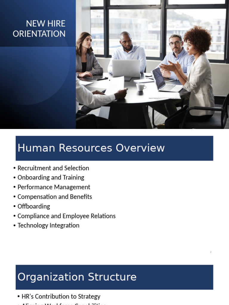 HR Orientation and Strategy Overview | PDF | Human Resource Management ...