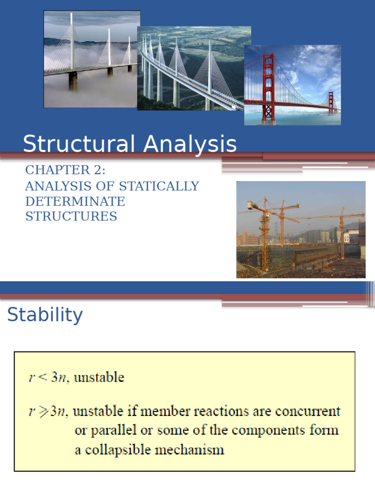 Stability in Statically Determinate Structures | PDF