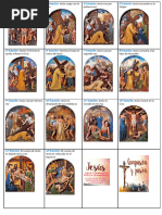 Imágenes del Vía Crucis para Imprimir | PDF | Estaciones de la Cruz | Jesús