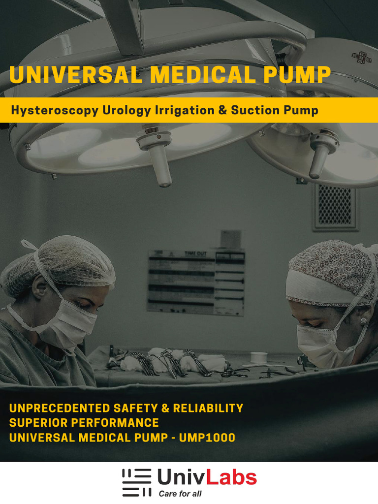 Universal Medical Pump UMP-1000 Overview | PDF | Pump