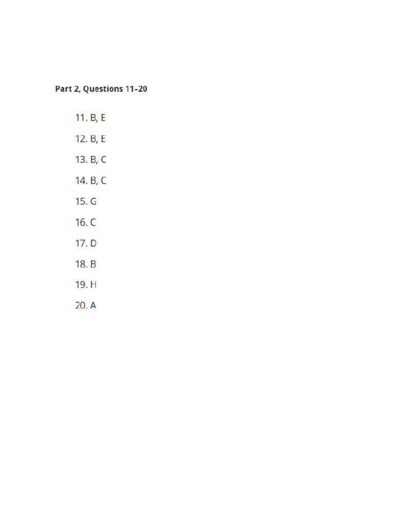 Key Cambridge 18 Test 2 | PDF
