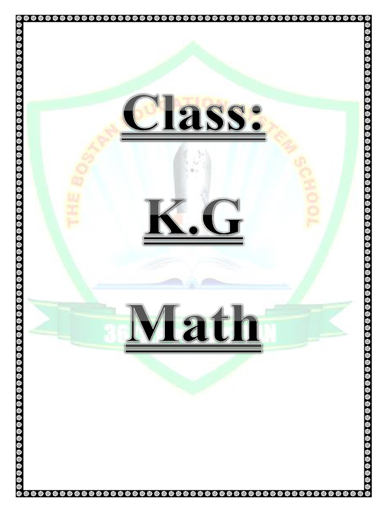 KG Math | PDF