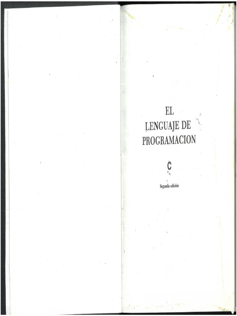El Lenguaje de Programacion | PDF
