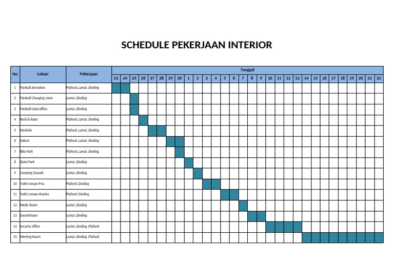 Schedule Interior | PDF