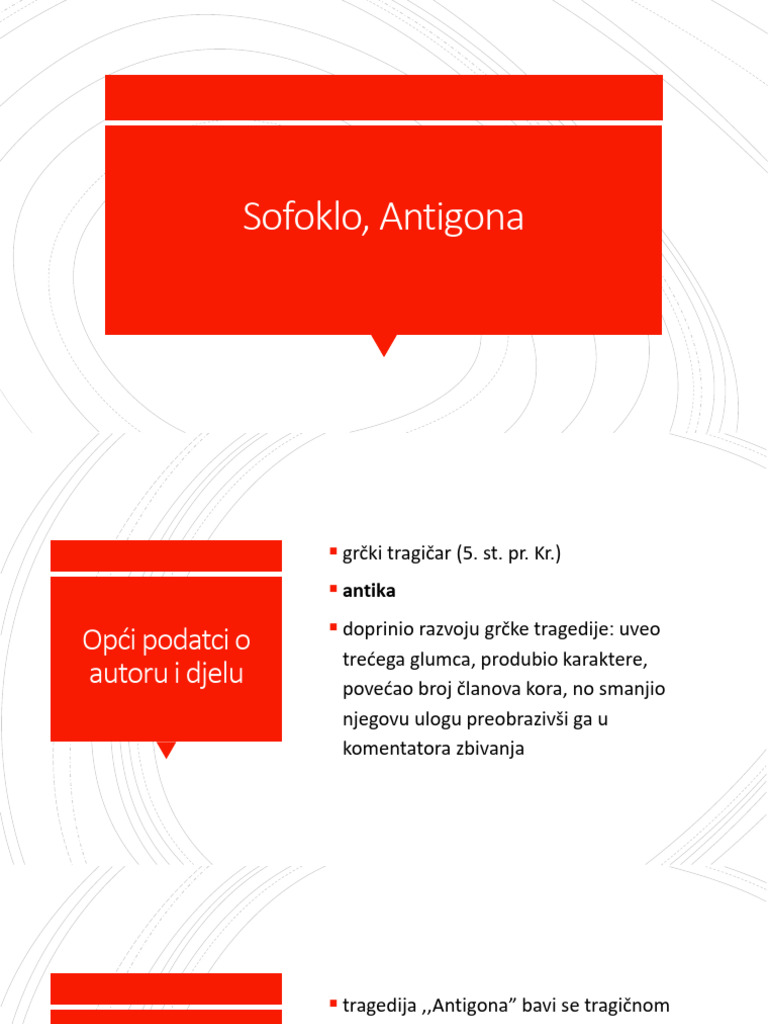 Sofoklo, Antigona | PDF