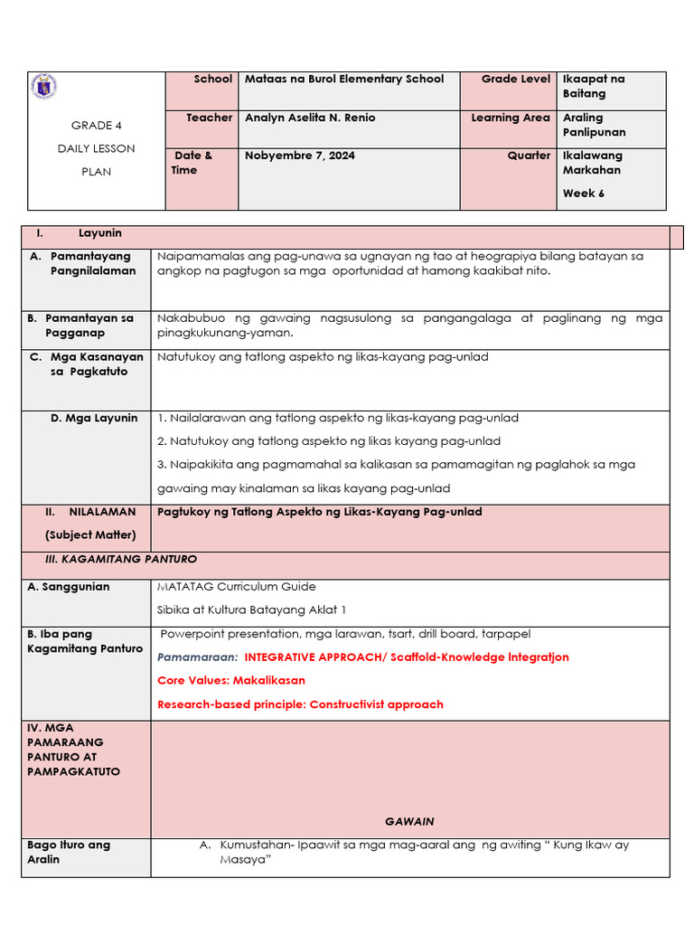 COT AP 4 Q2 W7 (1) Edited by Justine | PDF