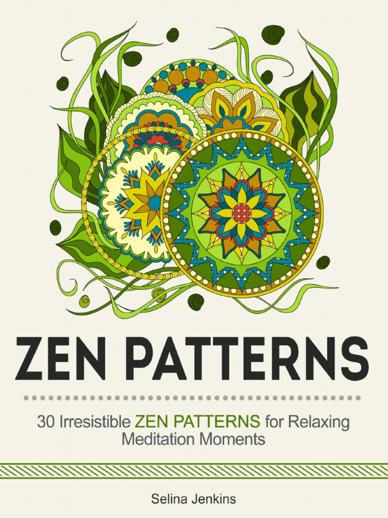 Zen Patterns (Selina Jenkins) | PDF | Meditation | Anxiety